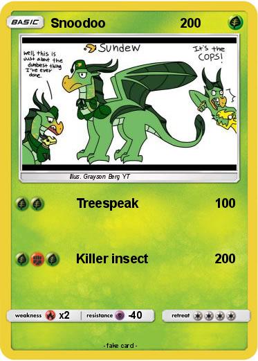 Pokémon Snoodoo - Treespeak - My Pokemon Card