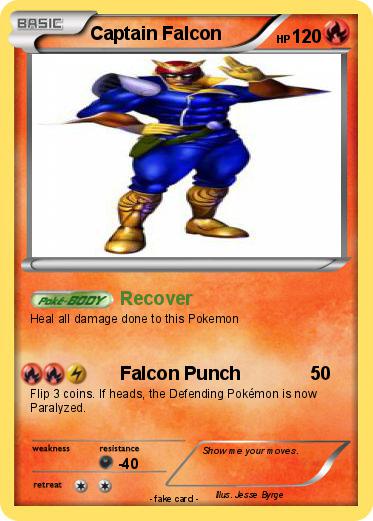 Pokémon Captain Falcon 291 291 - Recover - My Pokemon Card