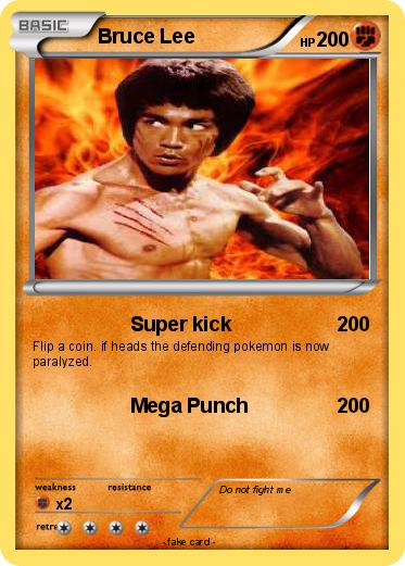 Pokémon Bruce Lee 317 317 - Super kick - My Pokemon Card