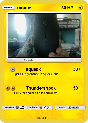 Pokémon mouse 220 220 - squeak - My Pokemon Card
