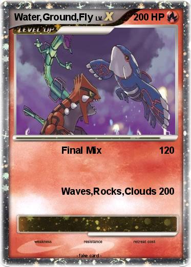 Pokémon Water Ground Fly - Final Mix - My Pokemon Card
