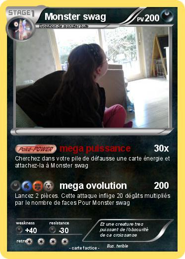 Pokémon Monster swag - mega puissance - Ma carte Pokémon