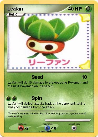 Pokémon Leafan 1 1 - Seed - My Pokemon Card