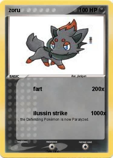 Pokémon zoru - fart 200x - My Pokemon Card