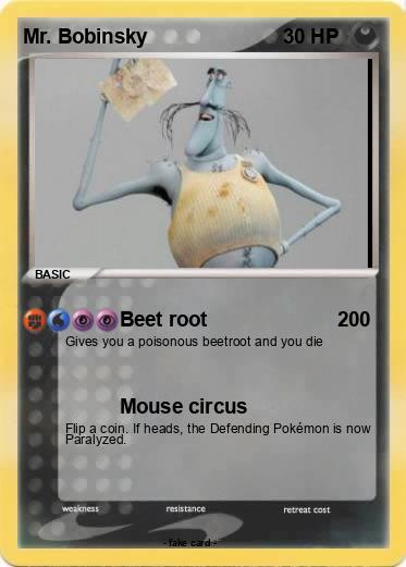 Pokémon Mr Bobinsky - Beet root - My Pokemon Card