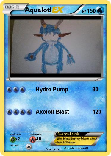 Pokémon Aqualotl - Hydro Pump - My Pokemon Card