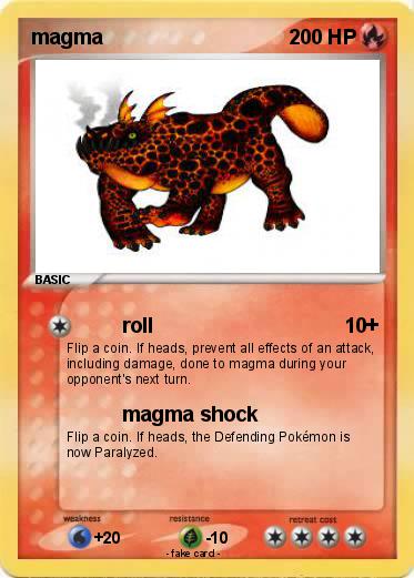 Pokémon magma 248 248 - roll - My Pokemon Card