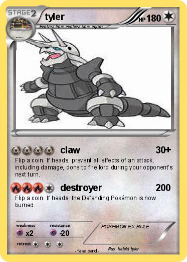 Pokémon tyler 561 561 - claw - My Pokemon Card