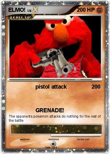 Pokémon ELMO 515 515 - pistol attack - My Pokemon Card