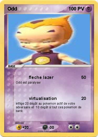Pokémon Odd 13 13 - fleche lazer - Ma carte Pokémon