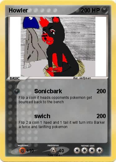 Pokémon Howler 19 19 - Sonicbark - My Pokemon Card