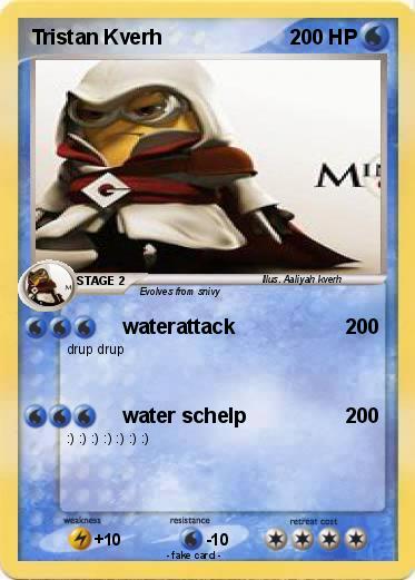 Pokémon Tristan Kverh - waterattack - My Pokemon Card
