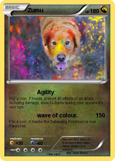 Pokémon Zumu 1 1 - Agility - My Pokemon Card