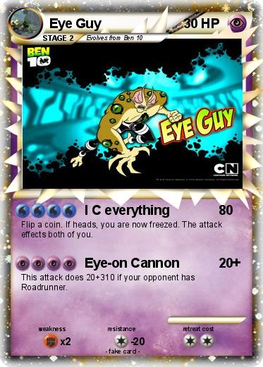 Pokémon Eye Guy 5 5 - I C everything - My Pokemon Card