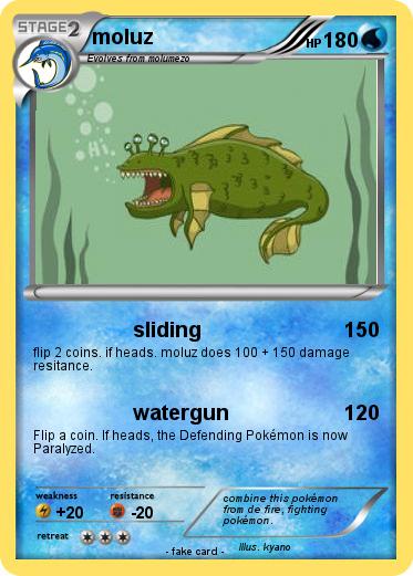 Pokémon moluz - sliding - My Pokemon Card