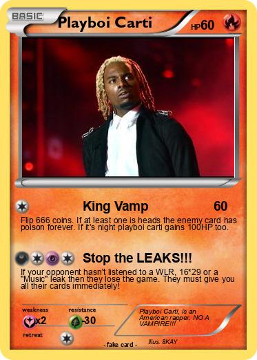 Pokémon Playboi Carti 14 14 - King Vamp - My Pokemon Card