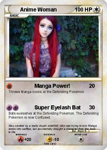 Pokémon Anime Woman - Manga Power! - My Pokemon Card