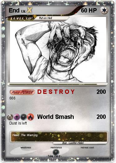 Pokémon End 47 47 - D E S T R O Y - My Pokemon Card