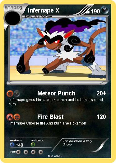 Pokémon Infernape X 13 13 - Meteor Punch - My Pokemon Card