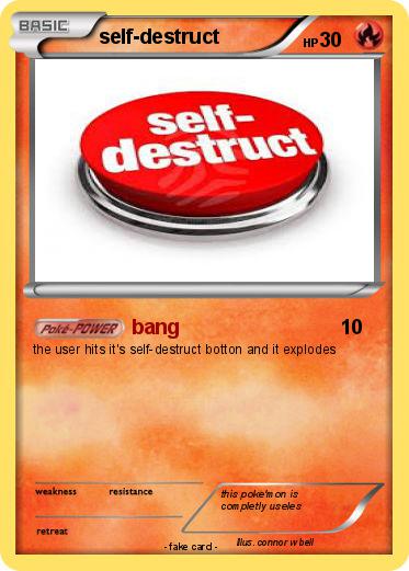 Pokémon self destruct 5 5 - bang - My Pokemon Card