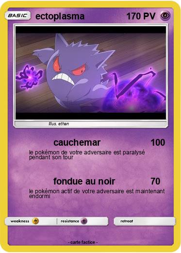 Pokémon ectoplasma 331 331 - cauchemar - Ma carte Pokémon
