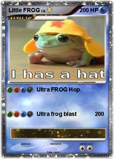 Pokémon Little FROG - Ultra FROG Hop - My Pokemon Card