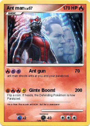 Pokémon Ant man 12 12 - Ant gun - My Pokemon Card