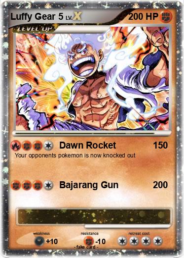 Pokémon Luffy Gear 5 39 39 - Dawn Rocket - My Pokemon Card