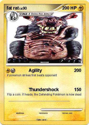 Pokémon fat rat 4 4 - Agility - My Pokemon Card