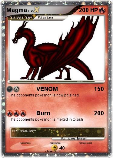 Pokémon Magma 309 309 - VENOM - My Pokemon Card