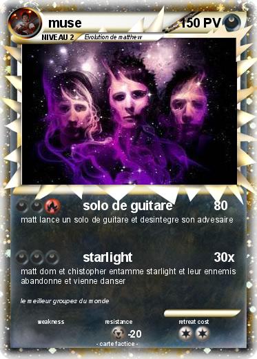 Pokémon muse 10 10 - solo de guitare - Ma carte Pokémon