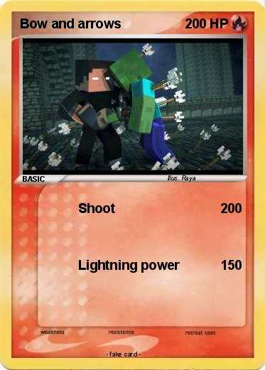 Pokémon Bow and arrows - Shoot - My Pokemon Card
