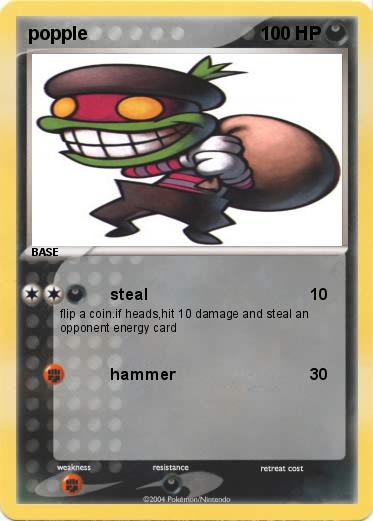 Pokémon popple - steal - My Pokemon Card