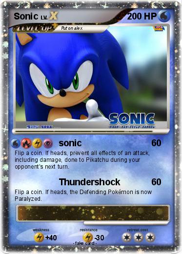 Pokémon Sonic 8029 8029 - sonic - My Pokemon Card
