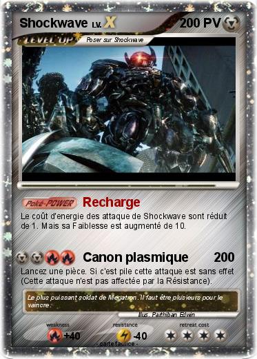 Pokémon Shockwave 66 66 - Recharge - Ma carte Pokémon