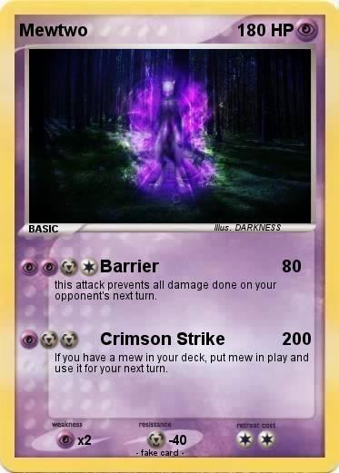 Pokémon Mewtwo 8640 8640 - Barrier - My Pokemon Card