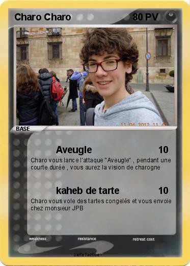 Pokémon Charo Charo - Aveugle - Ma carte Pokémon