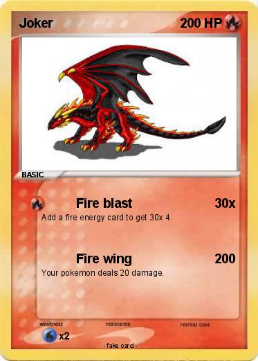 Pokémon Joker 679 679 - Fire blast - My Pokemon Card