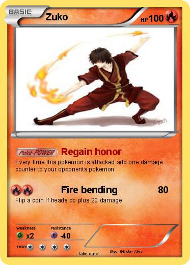 Pokémon Zuko 137 137 - Regain honor - My Pokemon Card