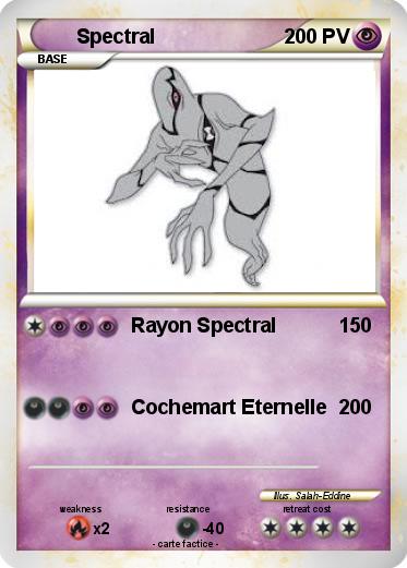 Pokémon Spectral 34 34 - Rayon Spectral - Ma carte Pokémon