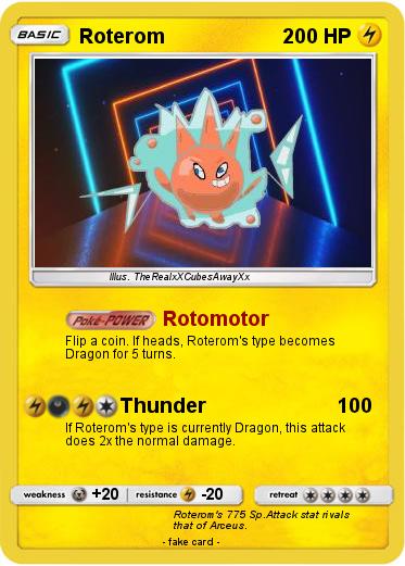 Pokémon Roterom - Rotomotor - My Pokemon Card