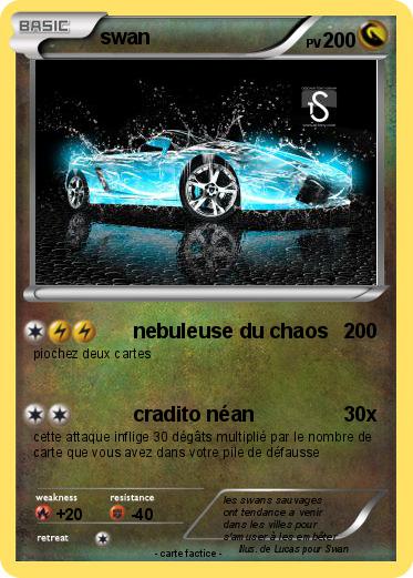 Pokémon swan 24 24 - nebuleuse du chaos - Ma carte Pokémon