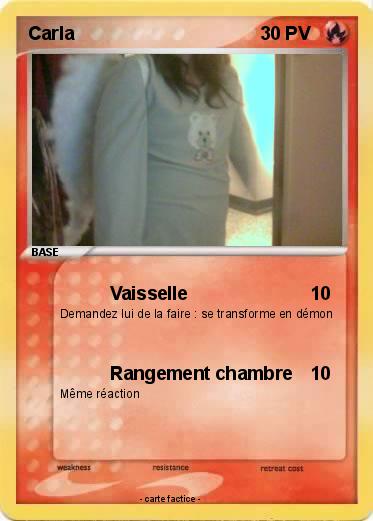 Pokémon Carla 103 103 - Vaisselle - Ma carte Pokémon