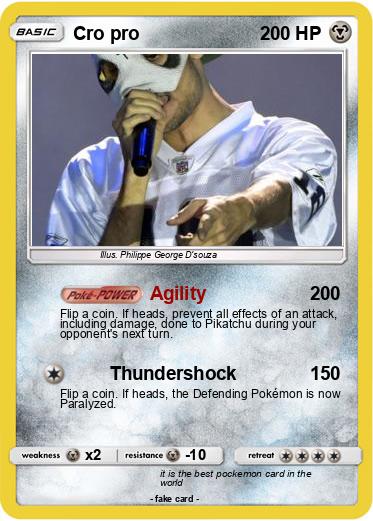 Pokémon Cro pro - Agility - My Pokemon Card