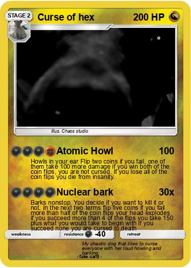 Pokémon Curse of hex - Atomic Howl - My Pokemon Card