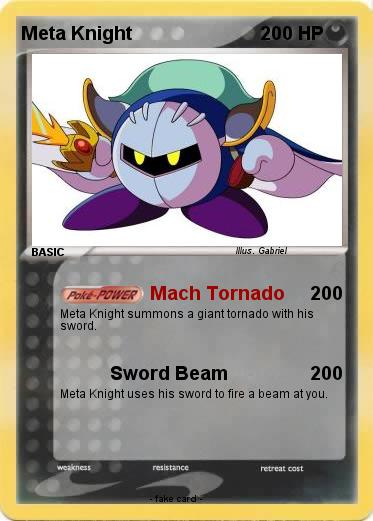 Pokémon Meta Knight 930 930 - Mach Tornado - My Pokemon Card