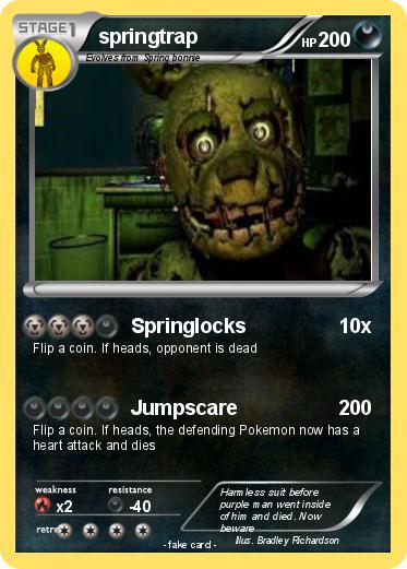 Pokémon springtrap 515 515 - Springlocks - My Pokemon Card