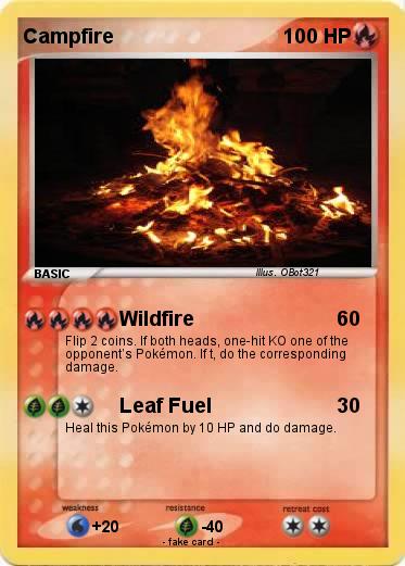Pokémon Campfire 14 14 - Wildfire - My Pokemon Card