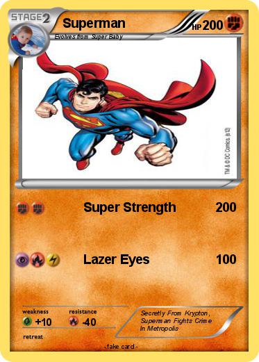 Pokémon Superman 545 545 - Super Strength - My Pokemon Card