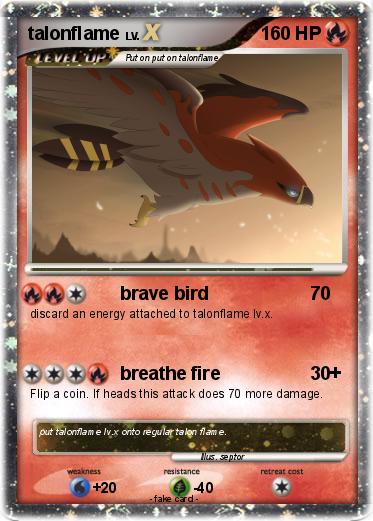 Pokémon talonflame 77 77 - brave bird - My Pokemon Card